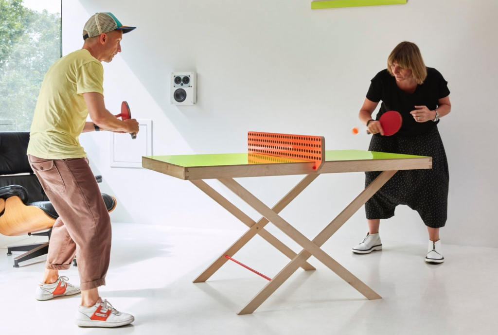 A Mini Ping Pong Table That You Can Hang on a Wall - Take My Money